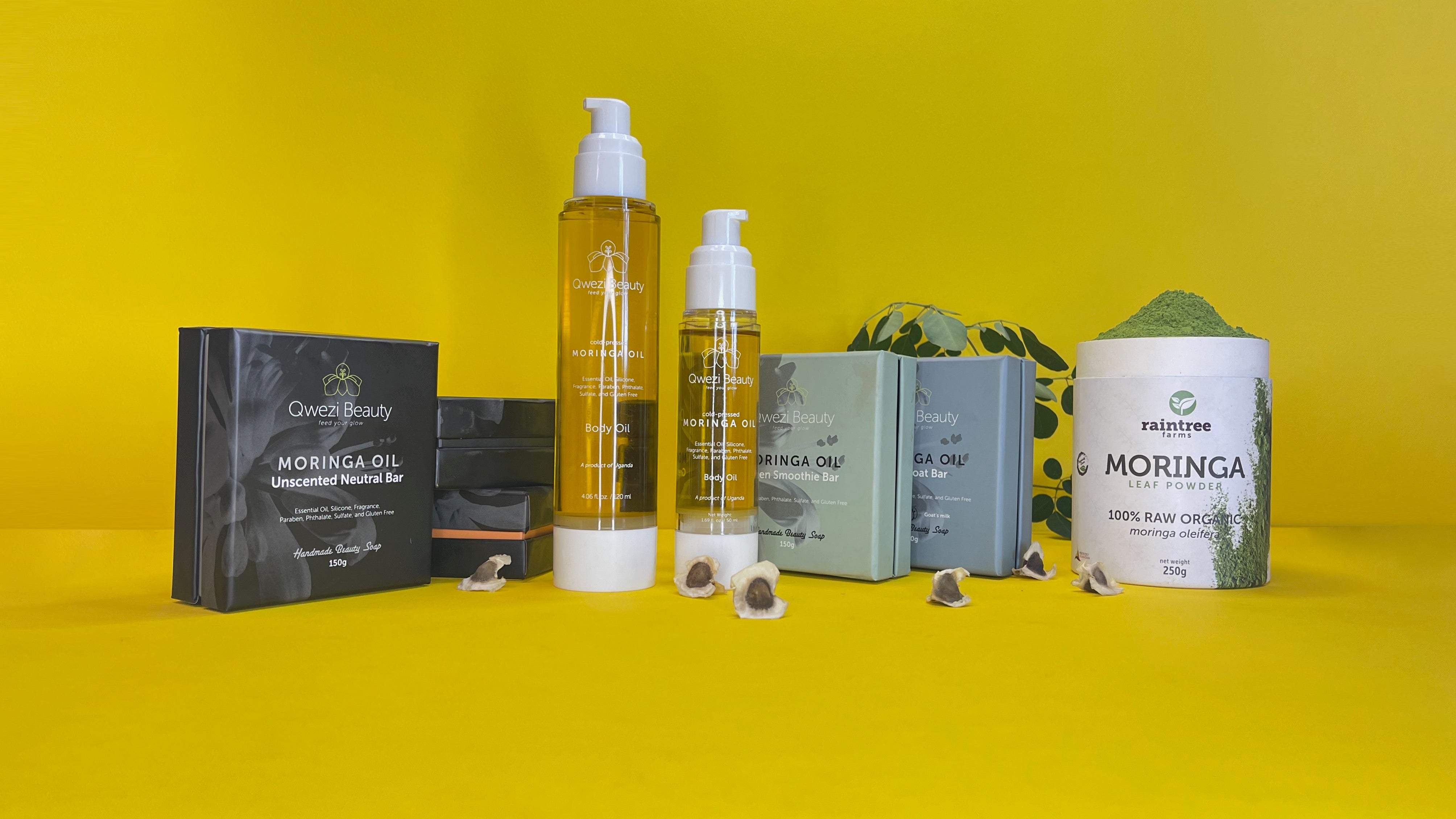 Qwezi Beauty | Moringa Oil Based Beauty Products